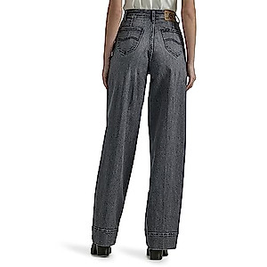 Lee Women's Legendary High Rise Trouser Jean, Blurred Darks