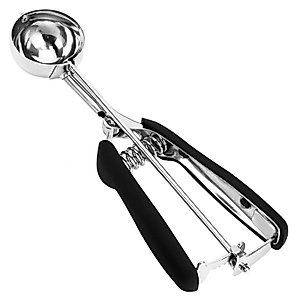 Ice Cream Scoop, 18/8 Stainless Steel Cookie Scoop, Cookie Scoops for Baking, 2 Tbsp/ 30 ml/ 1 oz Cookie Dough Scoop, Ice Cream Scooper with Trigger Release, Cookie Scooper for Baking, Cupcake Scoop