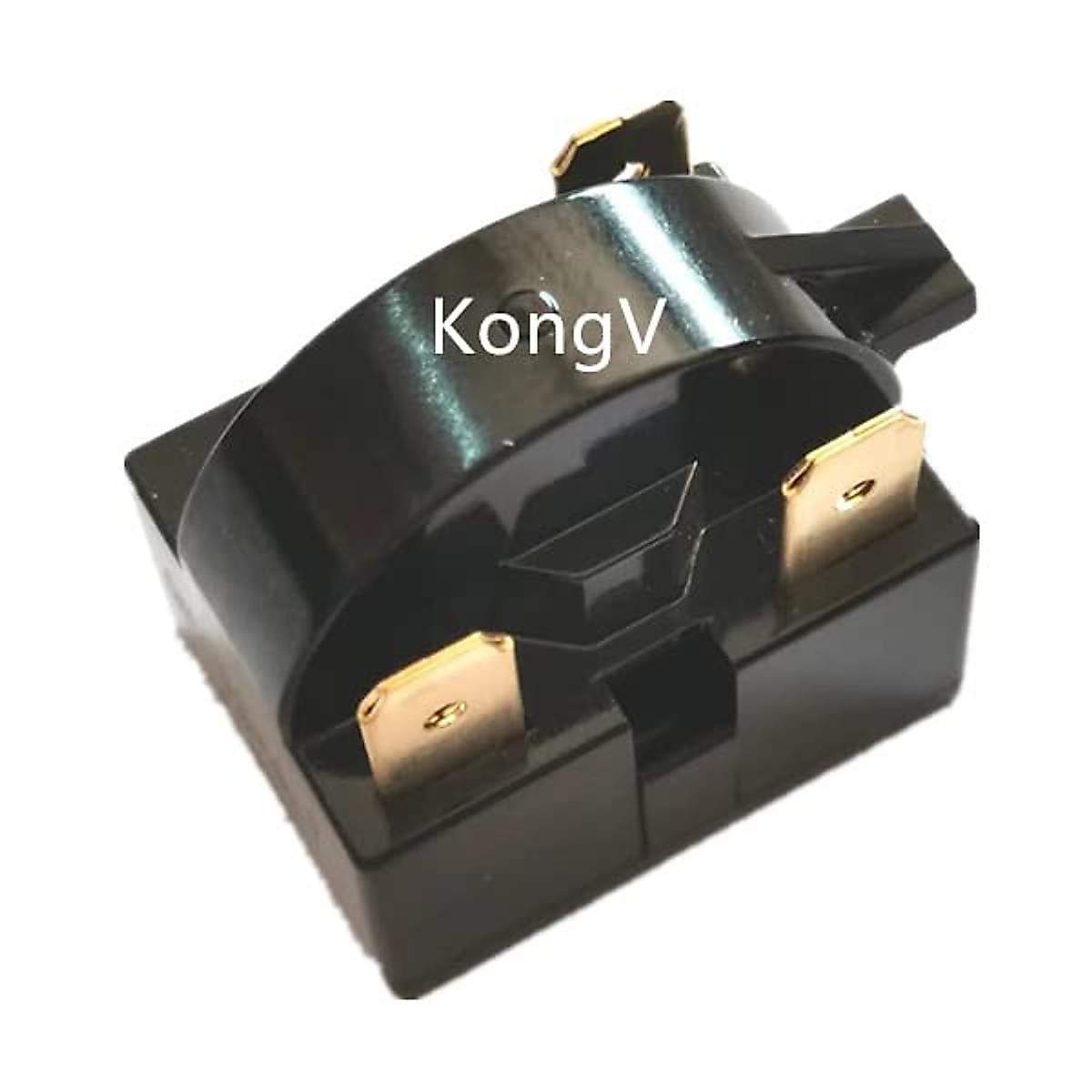 Compressor 4.7 Ohm 3-Pin PTC Starter/Start Relay and Overload Kit Compatible with Mini Fridges, Compact Refrigerators, Beverage & Wine/Beer Coolers, Deep Freezers, Beer/Wine Refrigerators