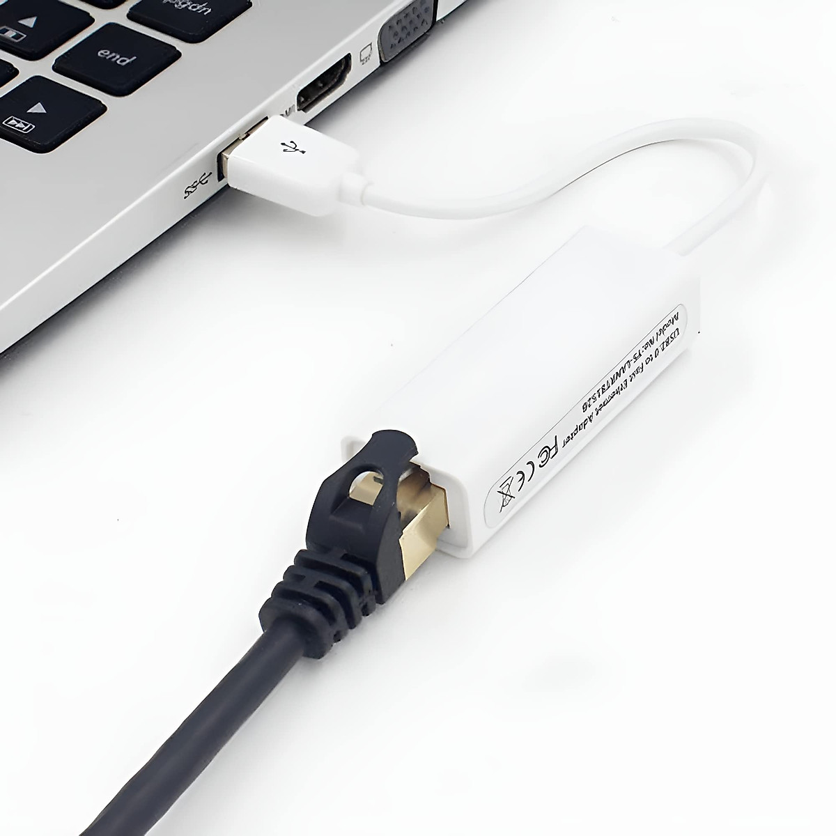 JacobsParts USB 2.0 Ethernet Network Adapter 100Mbps Wired LAN for Windows and Linux
