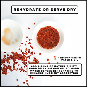 Nature's Diet® Digestive Carrots - Dehydrated Carrot Dog Food Topper for Diarrhea Relief and Improved Digestion, Fiber for Dogs Keep Poop Firm, Gut Health, Firm Stool, Daily Supplement