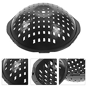 HANABASS 50pcs Plastic Flowerpot Hole Mesh Pad Bonsai Pot Bottom Grid Mat Planter Drainage Gasket Soil Loss Breathable Gasket Drainage Netting for Bonsai