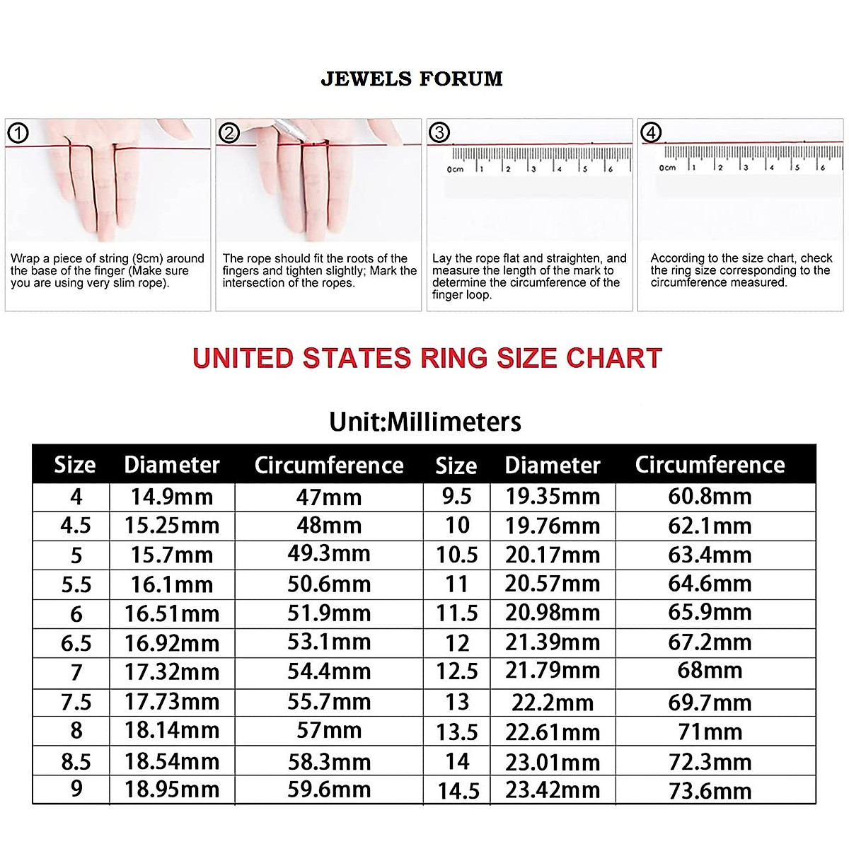 Near 1.00 Carat Diamond 14k Gold Engagement Ring Set For Women 3 Stone Bridal Ring Set 0.33cts Solitaire Round Diamond Pave Set Anniversary Wedding Bands (Color HI/Clarity I1-2) (white gold)