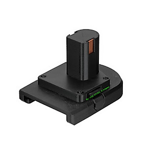 X-Adapter 1x Adapter for Ryobi 18v Tools Works On Bosch 18v Blue Professional Batteries (Not 18v PBA All Battery)- Adapter Only, Black (BS-RY18)