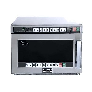 Sharp R-CD1200M Commercial Microwave, Silver
