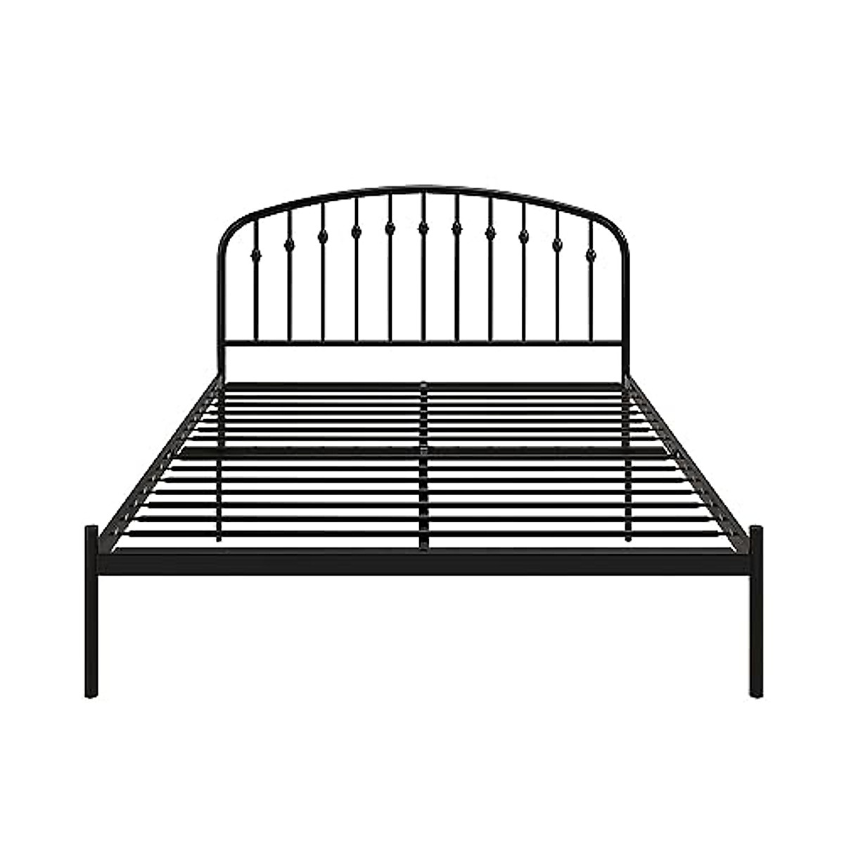 DHP Narla Metal Platform Bed, Queen, Black