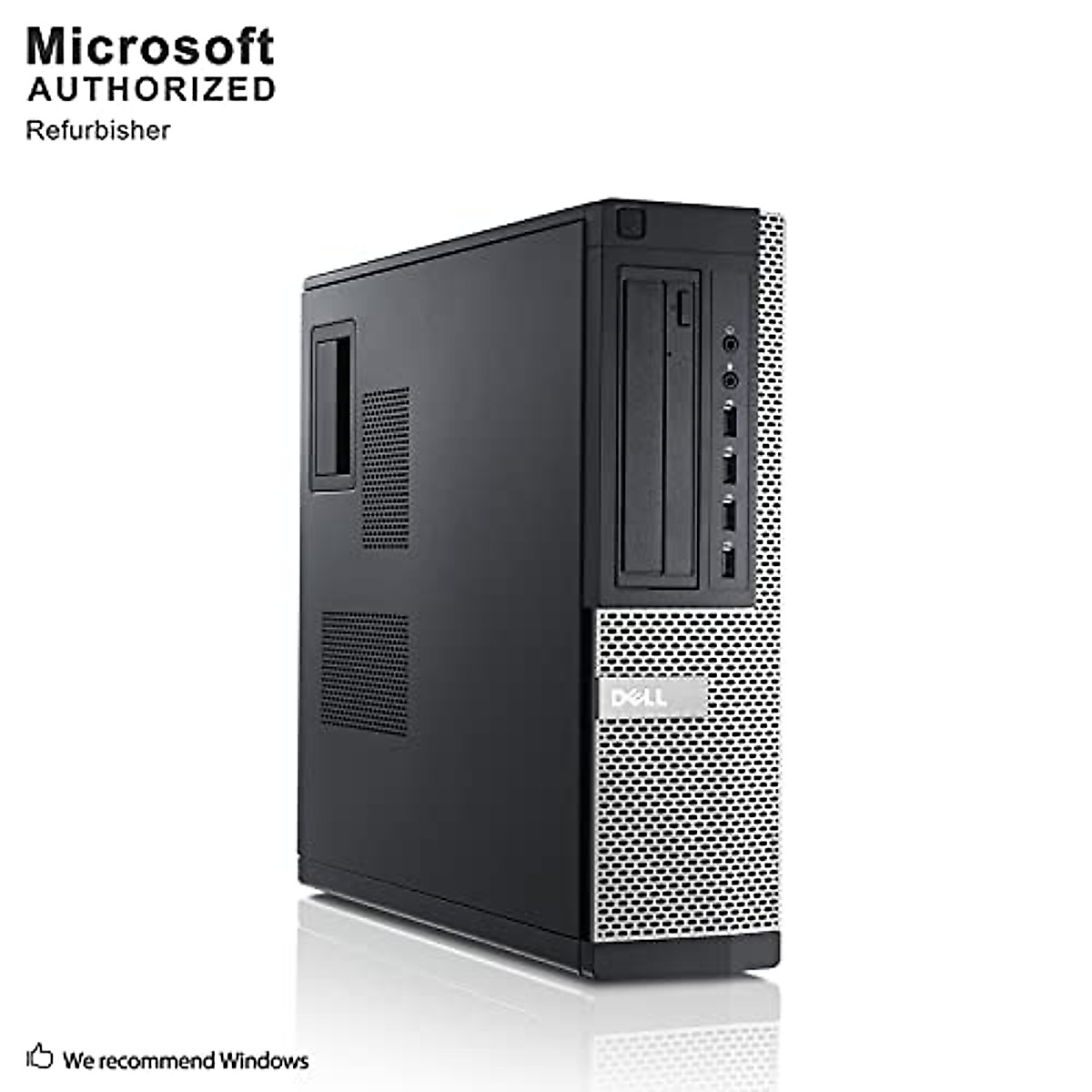 DELL Optiplex 990 Desktop Computer (Intel Quad-Core i7-2600 up to 3.4GHz, 16GB RAM, 2TB HDD, DVD, WiFi, VGA, DisplayPort, Windows 10 Professional) (i7 16GB 2TB) (Renewed)']