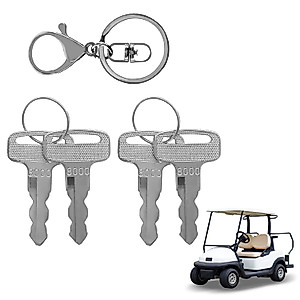 Golf Carts Keys 4 PCS Golf Cart Replacement Ignition Keys for Yamaha G14 G16 G19 G22 G29/Drive Golf Cart OEM# JU2-H2511-00 Gas/Electric
