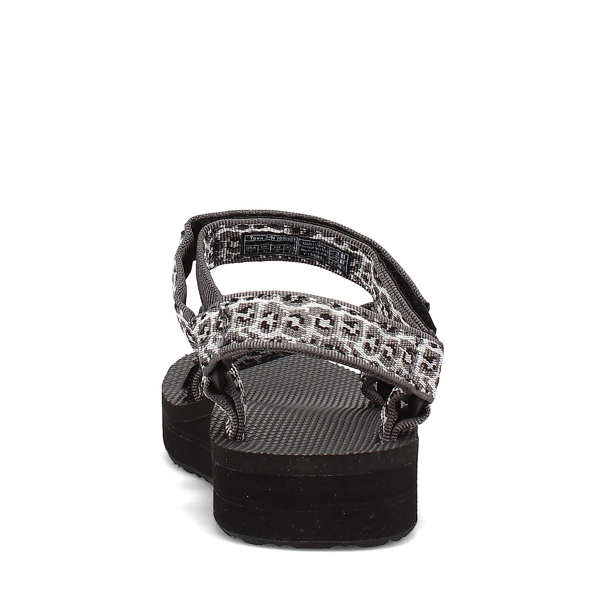 Teva Women's Midform Universal Sandal, Dorinda White/Black, 8