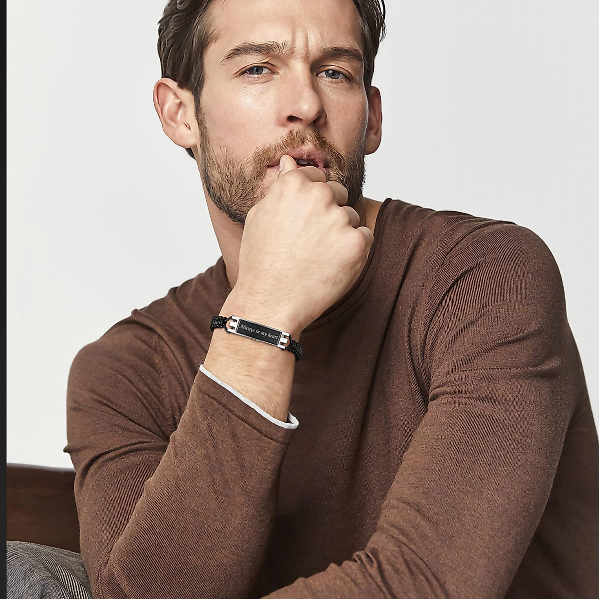 MPRAINBOW Adjustable Cremation Memorial Urn Bracelet - 2pcs Stainless Steel Cremation Manmade Braided Urn Bracelet Keepsake Urn Bracelet for Ashes with Fill Kit