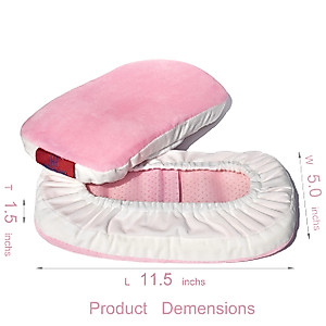 AMGAMING Ergonomic Chair Arm Pads, 11" Latex Foam Arm Covers for Gaming, Office, Computer, and Desk Chairs Armrest Girl, Women Gift Ideas (Set of 2)