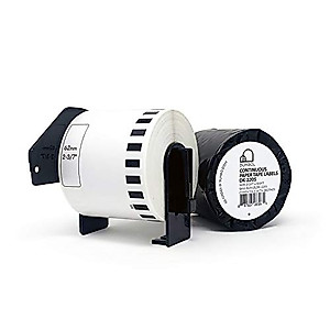 Buhbo Compatible Refill Replacement Label for Brother DK-2205 2-3/7" x 100 ft Continuous Paper Tape (8 Pack)