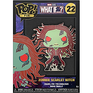 Funko Pop! Pin: Marvel - What If…?, Zombie Scarlet Witch with Chase (Styles May Vary)