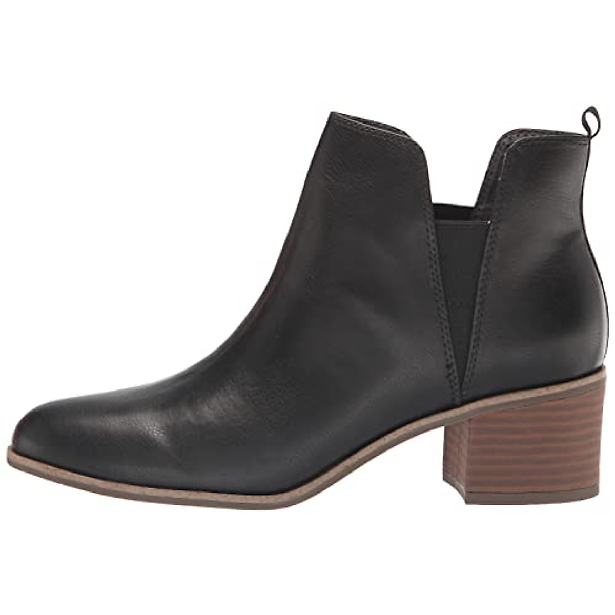 Dr. Scholl's Shoes Womens Teammate Slip On Chelsea Dress Ankle Boot, Black Smooth, 9 M US