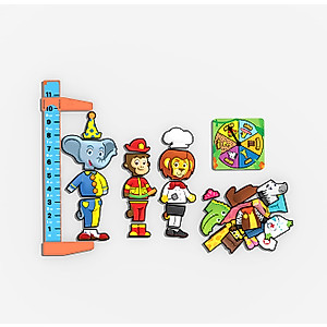 How Tall Am I? - Preschool Game of Measuring - Mix and Match to Create Your Animal, Tallest Wins! - Ages 4 and Up, 2-4 Players