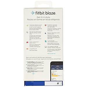 Fitbit Blaze Smart Fitness Watch, Plum, Large (Refurbished)