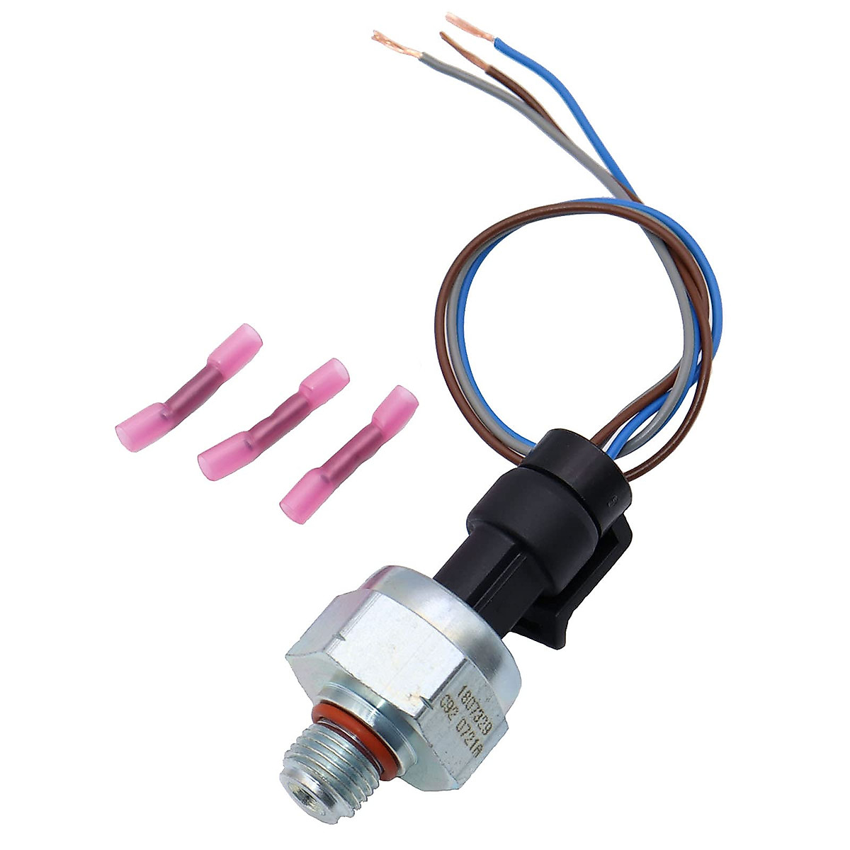 KEJSTED 7.3 ICP Injection Control Pressure Sensor & Pigtail Kit Compatible with Ford Powerstroke 7.3L Diesel ICP102 1807329C92 F6TZ-9F838-A F4TZ9F838A F6TZ9F838A CM5227 112841