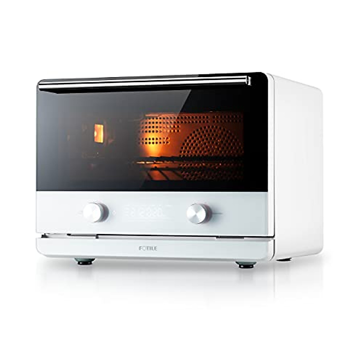 FOTILE ChefCubii 4-in-1 Countertop Convection Steam Oven, Air Fryer, Dehydrator with True Convection Bake, Steam-Bake, Broil, 40+ Preset Menu and Steam Self-Clean, 1 CFT