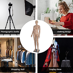 Female Mannequin Full Body Adjustable Mannequin Torso Dress Form with Metal Base 69inches