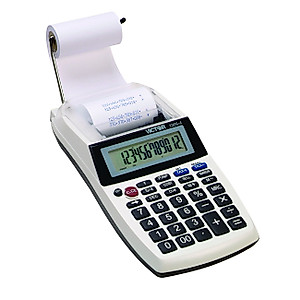 Victor 1205-4 12 Digit Portable Palm/Desktop Commercial Printing Calculator