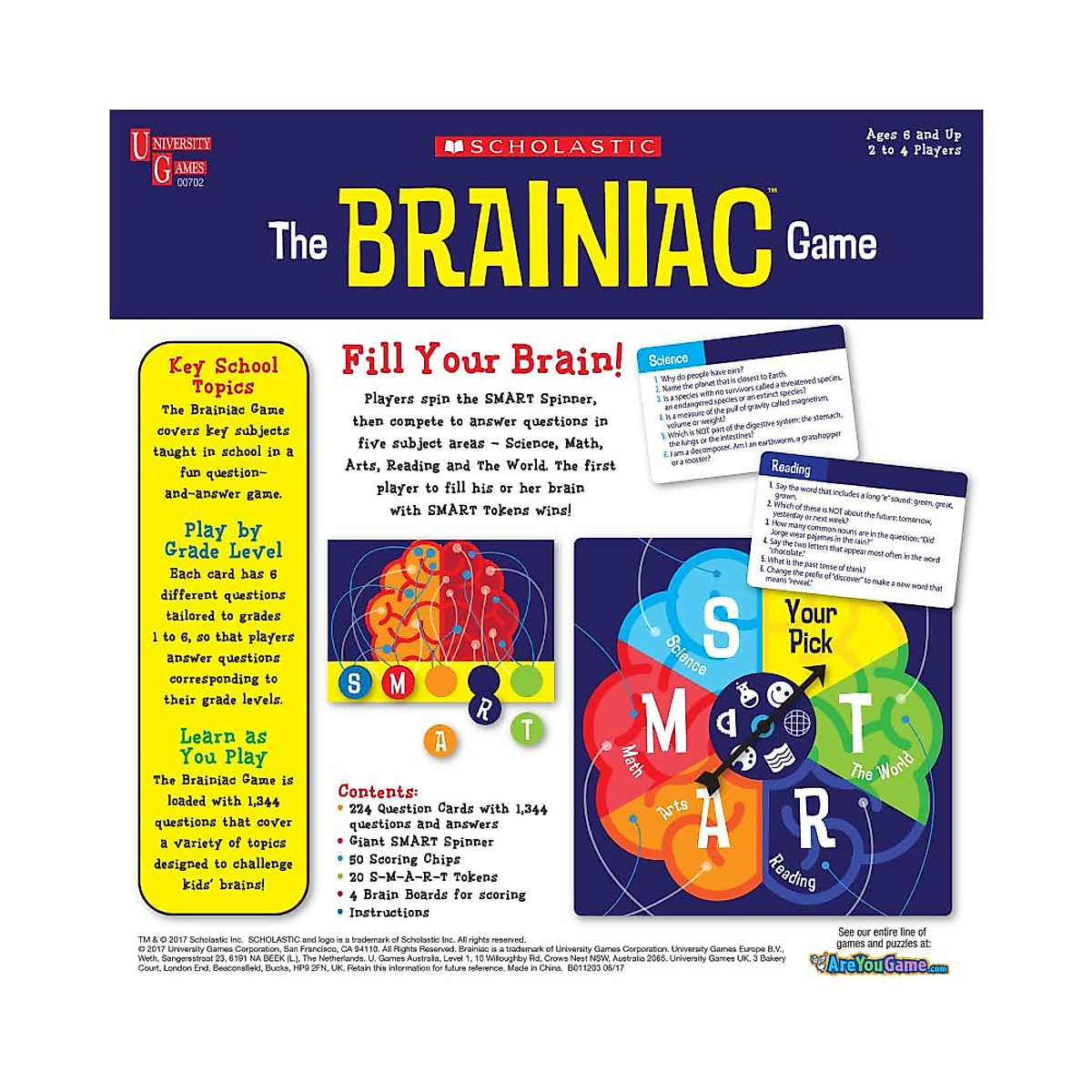 Scholastic - The Brainiac Game