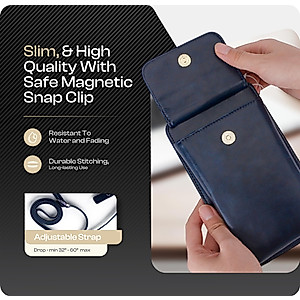 Claasico Womens Crossbody Wallet & Phone Case | iPhone/Samsung/LG Magnet Cell Pouch & Handbag