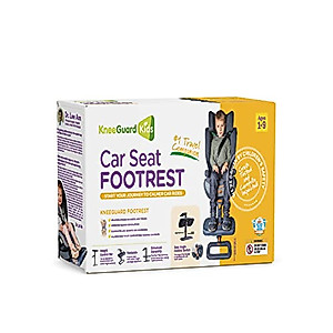Kneeguard Kids Car Foot Rest for Children and Babies. Footrest is Compatible with Toddler Booster Seats for Easy, Safe Great Travel Accessory (Latest Version)