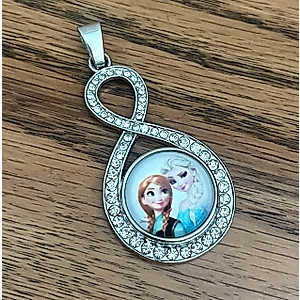 My Prime Gifts Interchangeable Snap Jewelry Pendant Rhinestone Infinity fits 18-20mm Ginger Style Charms