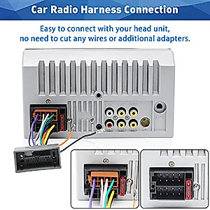Fiegromech ISO Car Stereo Radio Wiring Harness Cable Replacement for Honda CRV Civic FIT Jazz Odyssey Acura Radio Harness Adapter