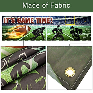 Football Party Banner Decoration for Football Themed Birthday Party Baby Shower Decor Football Game Concessions