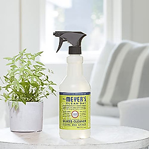 MRS. MEYER'S CLEAN DAY Mirror & Window Cleaner, Great for Indoor & Outdoor Glass Surfaces, Lemon Verbena, 24 Fl Oz