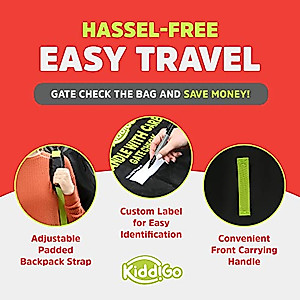 Umbrella Stroller Bag for Airplane Gate Check - Bag for Stroller w/Handle Straps - Designed for Standard Umbrella Stroller Travel Bag for Airplane | Water-Resistant, Durable Storage & Air Travel