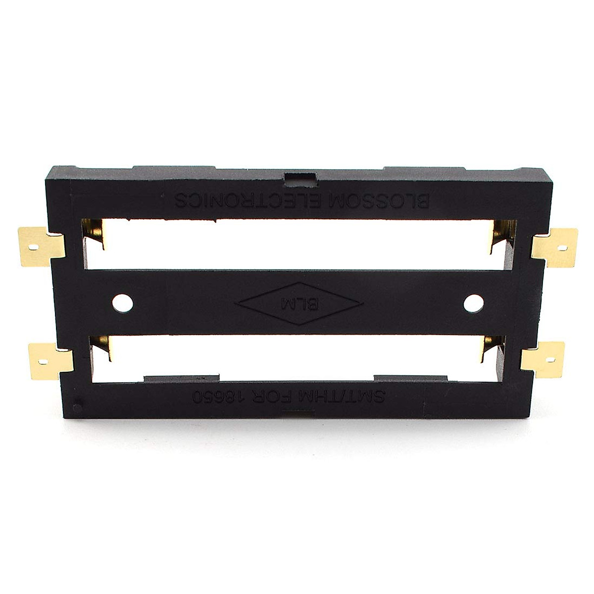 SDTC Tech 3.7V 18650 Battery Holder 2-Slot Parallel or Series PCB SMT Battery Case with Copper Pin Contacts for Soldering DIY Electronic Circuit Project