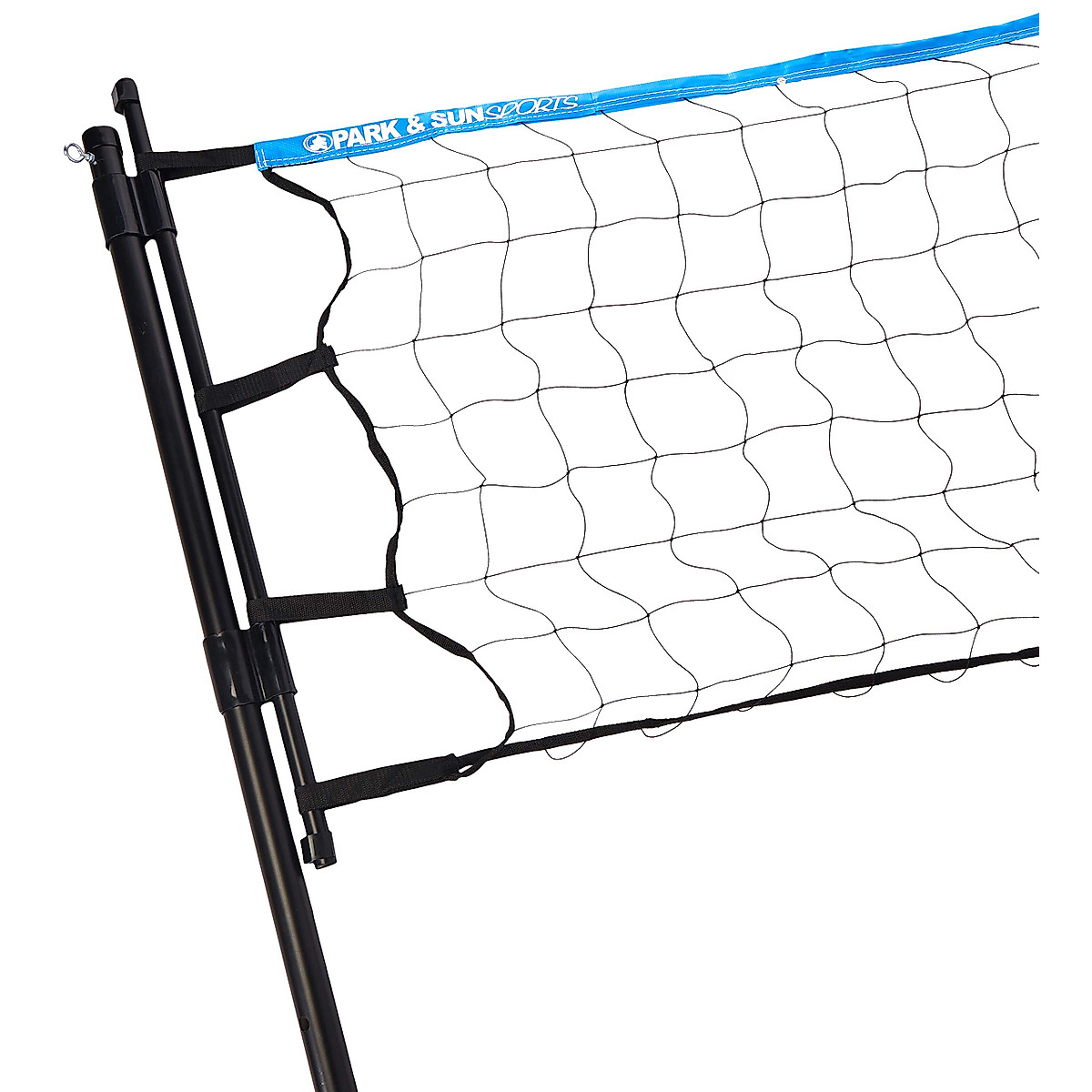 Park & Sun Sports Tournament Flex: Portable Outdoor Volleyball Net System, Blue