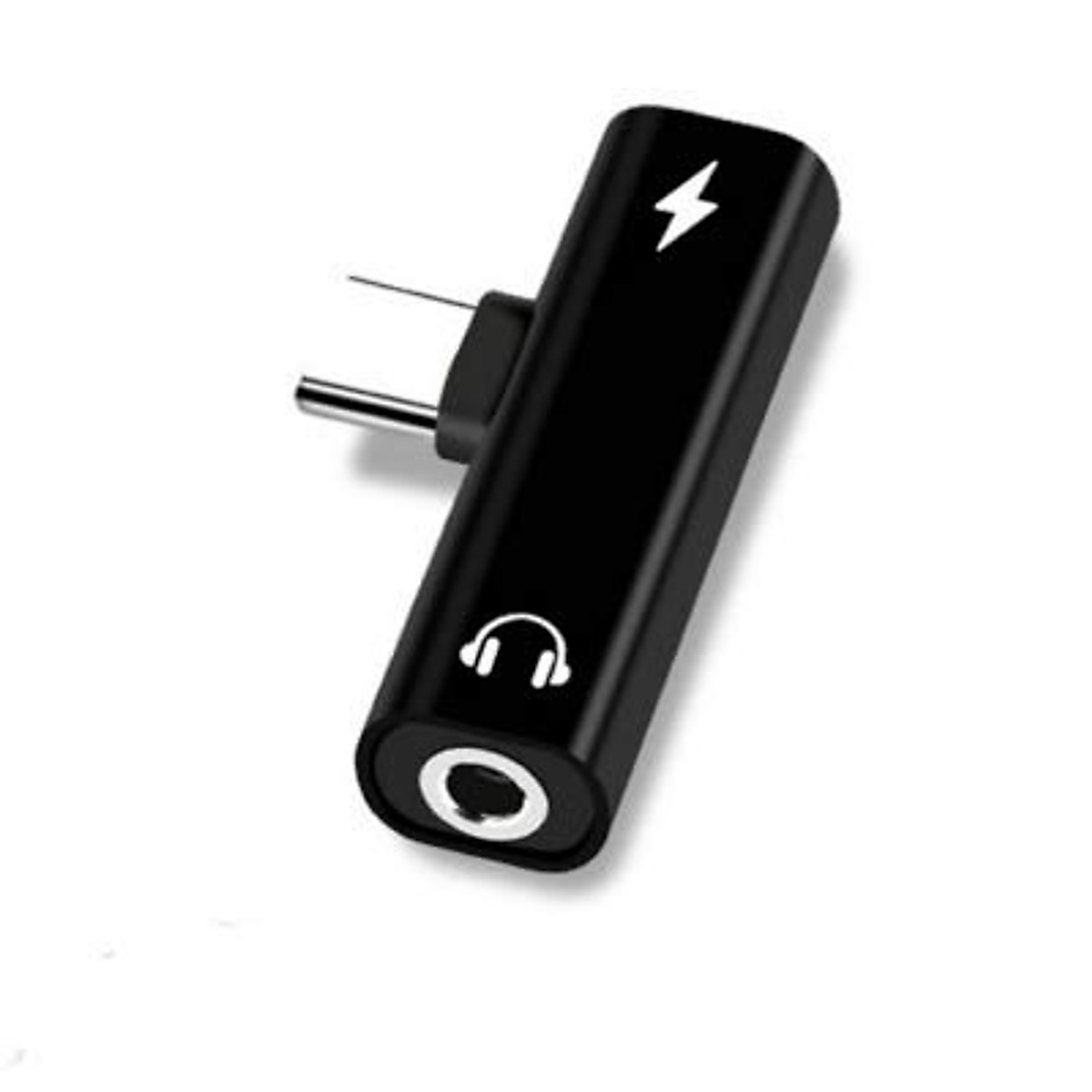 USB-C to 3.5 mm Headphone Jack Adapter Compatible with MotoZ, Huawei Mate 10 Pro Xiaomi 6 Nubia Z17/ Black by Master Cables