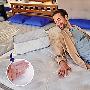 Mattress Bags for Moving, [1-Pack] Twin Size Mattress Storage Bag - 6 Mil Heavy Duty Waterproof Mattress Cover Protector for Storage and Disposal - 54 x 96 Inch