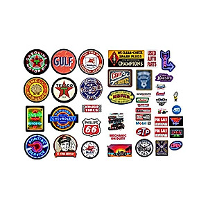 1/10 RC Rock Crawler - 43 Piece Scale Garage Sign Decals - 1:10 Scale Accessory Diorama
