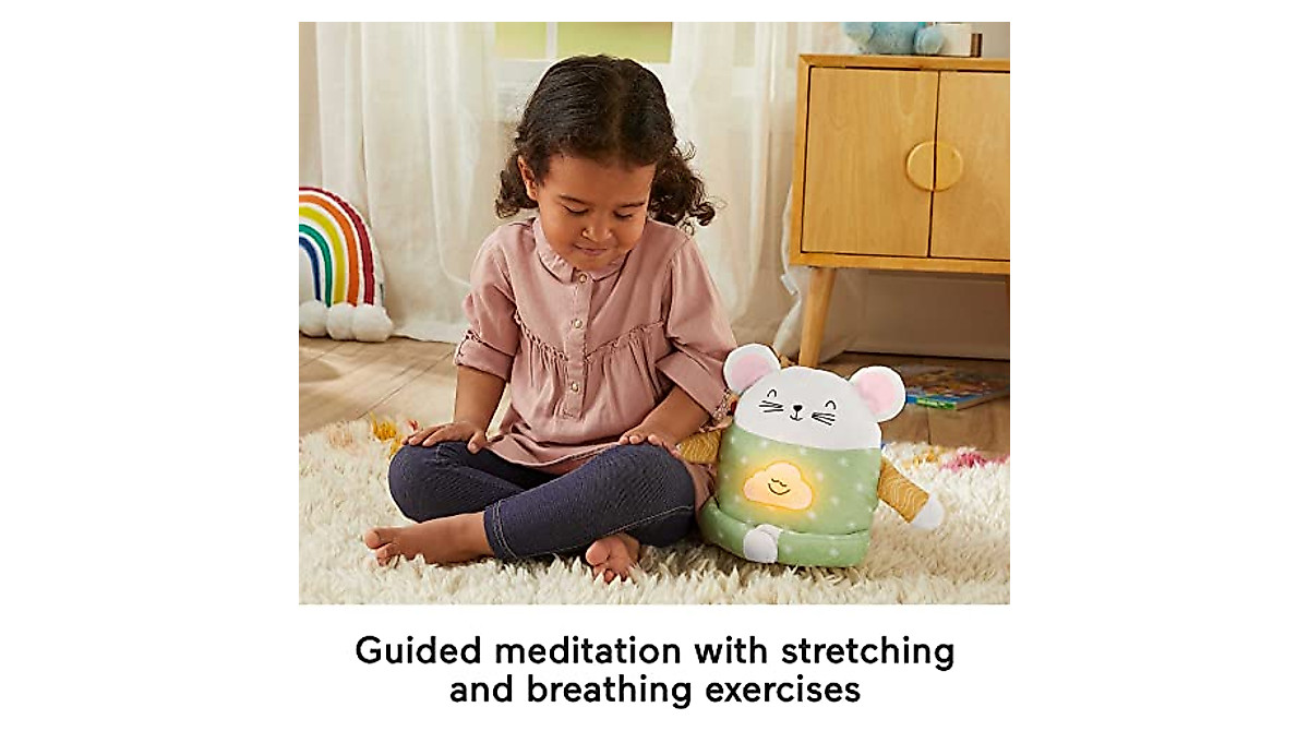 Fisher-Price Meditation Mouse Plush Sound Machine for Toddlers