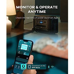 OUPES Mega 5 Portable Power Station 4000W, 5040Wh Solar Generator with 6x240W Solar Panels, LiFePO4 Battery Station Made for Emergency, Home Backup, Outdoor Camping RV/Van