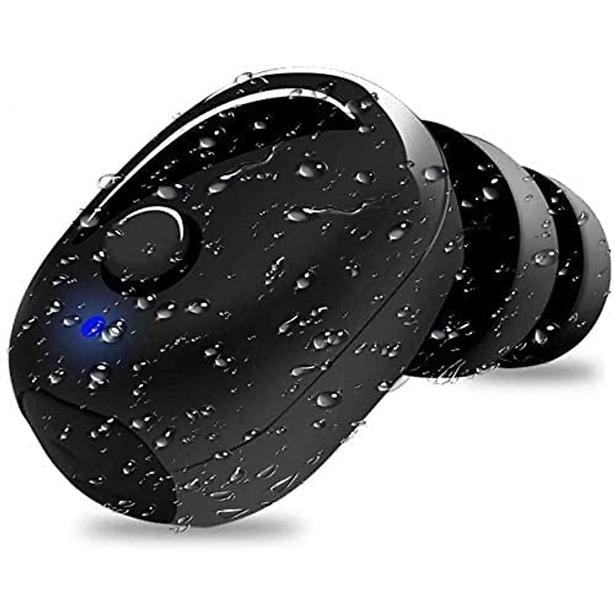 cjc IP68 Waterproof Swimming Earbud - Sport Wireless Bluetooth Headphone - Sweatproof Stable Fit in Ear Workout Headset Special for Swimming Driving Sauna