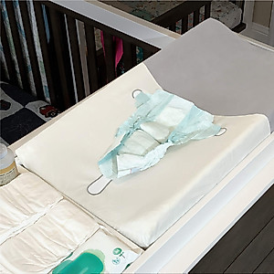 Kizua Changing Pad Cover with Diaper Grip for Fast, Easy Diaper Changes