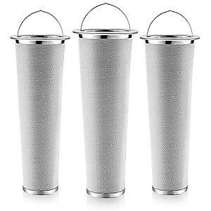 3 Pcs Cold Brew Coffee Filter With Handle 2 Quart Mason Jar Filter Stainless Steel Filter Wide Mouth Filter Coffee Tea Infuser Coffee Strainer Mesh for Cold Brew Coffee Maker Mason Canning Iced Tea