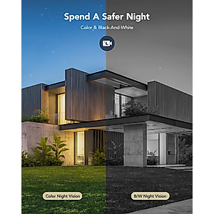 GNCC Security Camera Outdoor 2.4G WiFi Surveillance CCTV Camera, 360° PTZ Auto-Tracking Color Night Vision IP66 Waterproof Camera, Motion Detection Alarm, 2 Way Audio, APP Remote Control K1