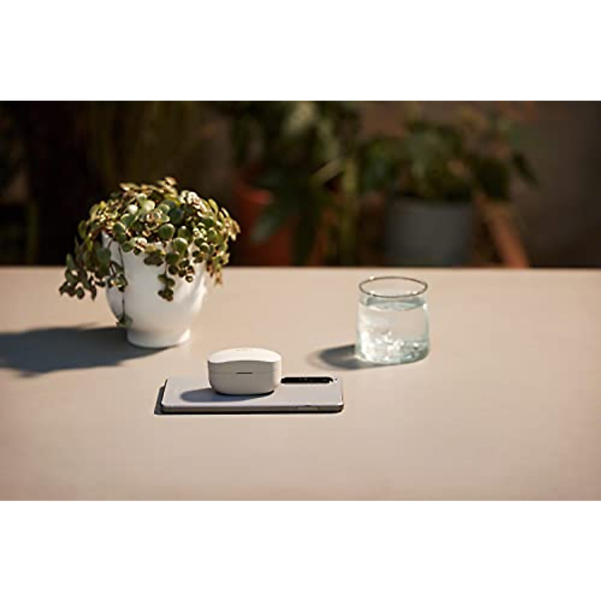 Sony Truly Wireless Noise Cancelling Headphone - Optimised for Alexa and Google Assistant - with Built-in mic for Calls - Bluetooth Connection - WF-1000XM4S.CE7 - Limited Edition - Silver/Gold