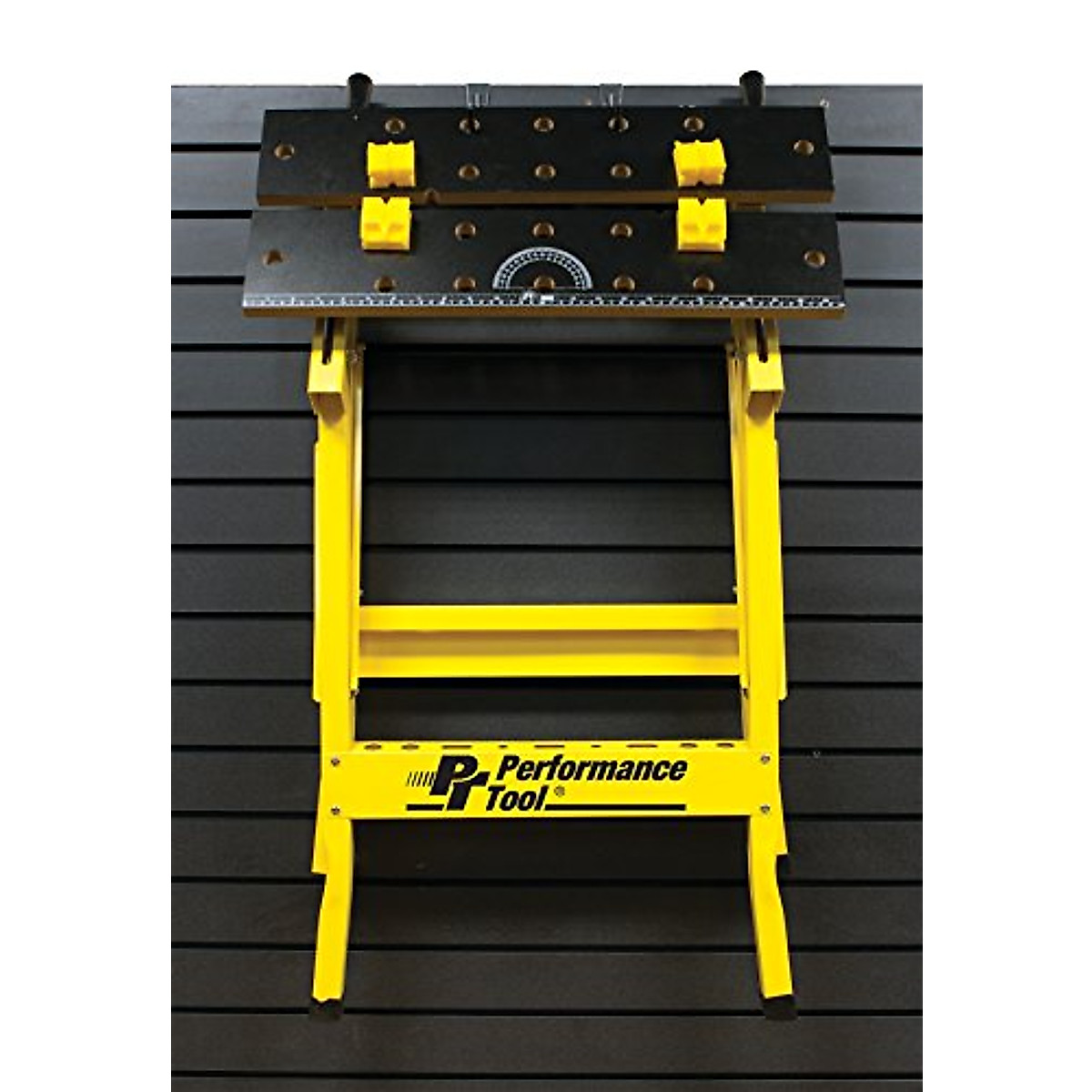 Performance Tool W54025 Portable Multipurpose Workbench and Vise (200 lbs Capacity) , Yellow