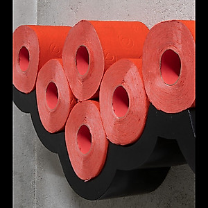 Renova Luxury Scented Colored Toilet Paper 6 Jumbo Rolls 3-Ply-180 Sheets Red, 1 Count (Pack of 1) (renmaxirtp6)