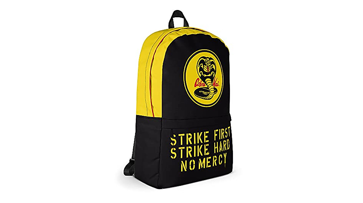 Cobra Kai Official Backpack - Water-Resistant, 15" Laptop Pocket