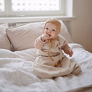 mushie Baby Wearable Blanket | 100% Organic Cotton Muslin | Sleeping Bag for Infants (Fog)