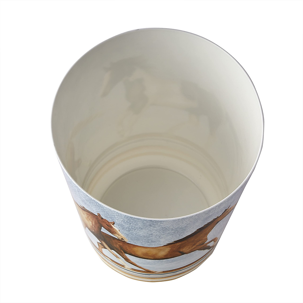 SKL Home by Saturday Knight Ltd. Horse Country Waste Basket,Brown