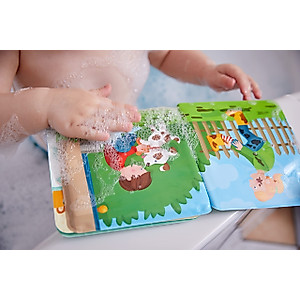 HABA Paul & Pia - Magic Bath Book - Wipe with Warm Water and The Muddy Pages Come Clean